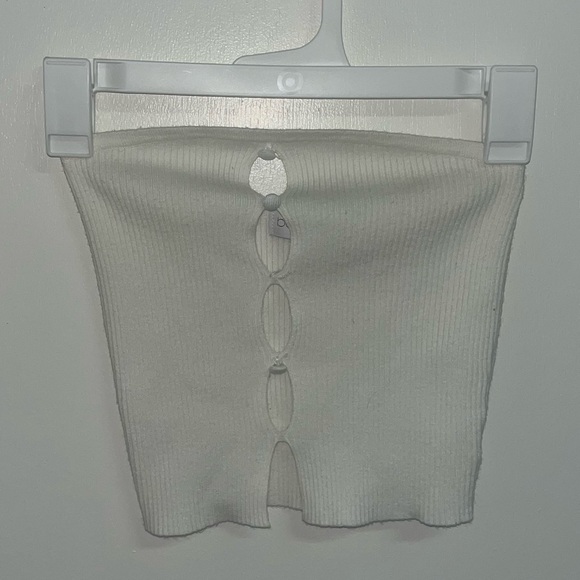 San Lorenzo | Tops | Sexy Buttoned Open Crop Top | Poshmark